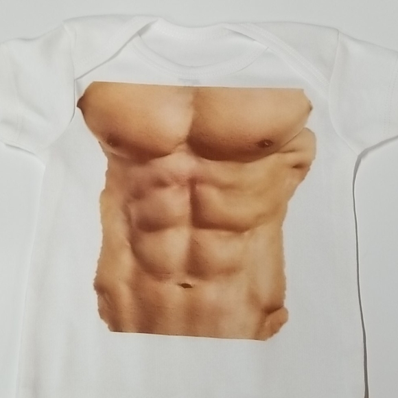 Gerber | One Pieces | Funny Muscle Baby Onesie | Poshmark